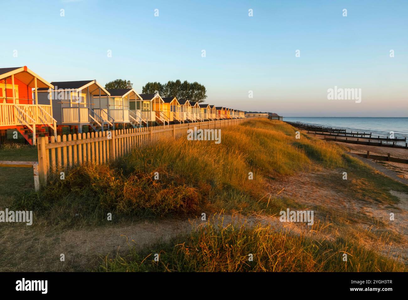 Leysdown beach huts hi-res stock photography and images - Alamy