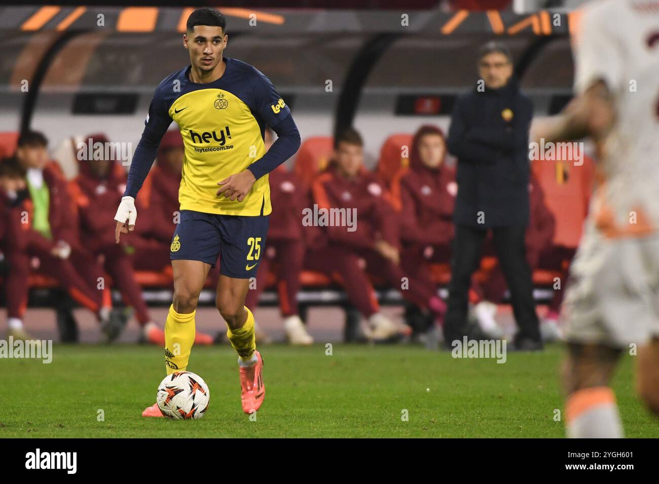 Union's Anan Khalaili pictured in action during a soccer game between ...