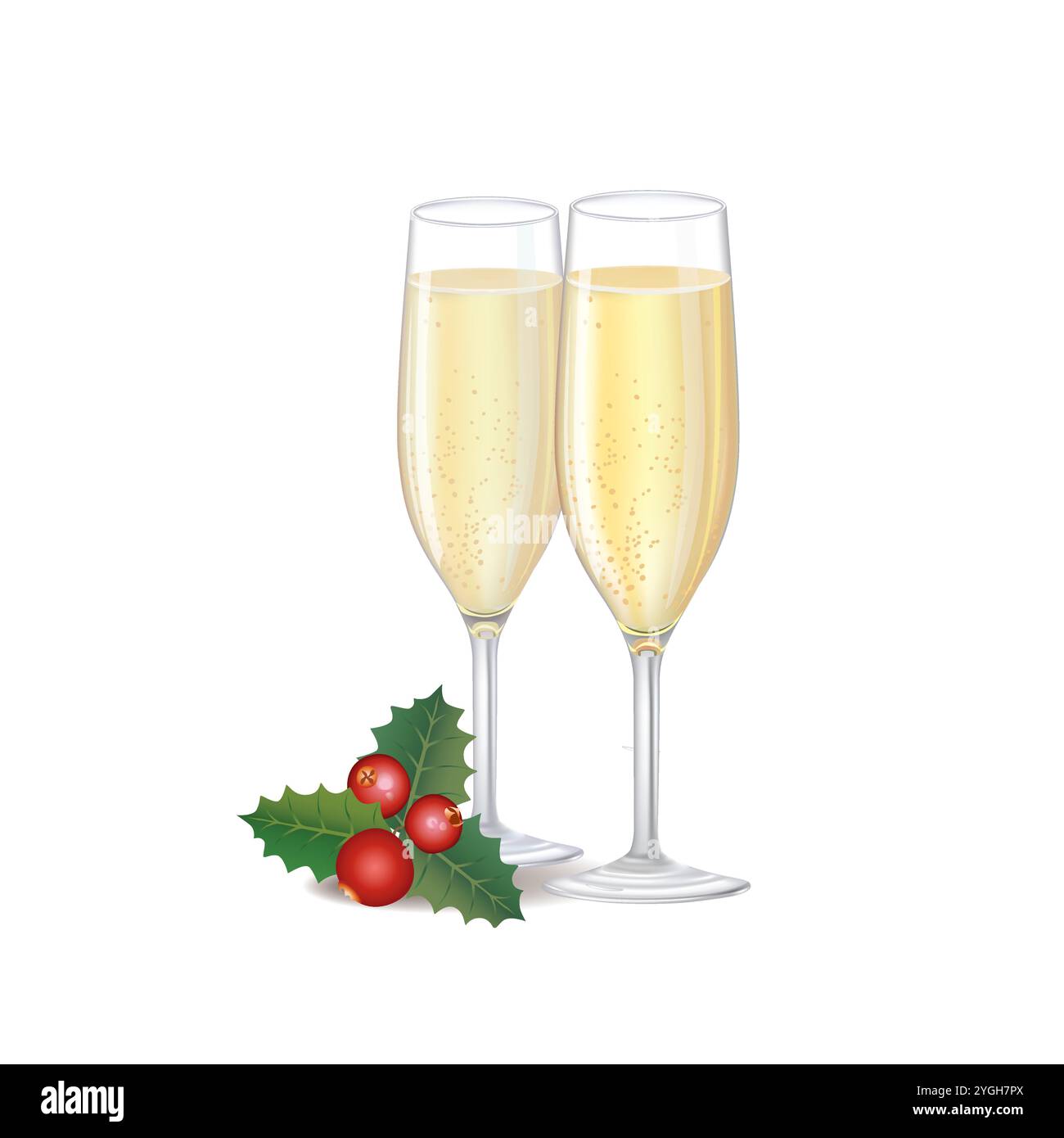 Floral wine glasses Stock Vector Images - Alamy