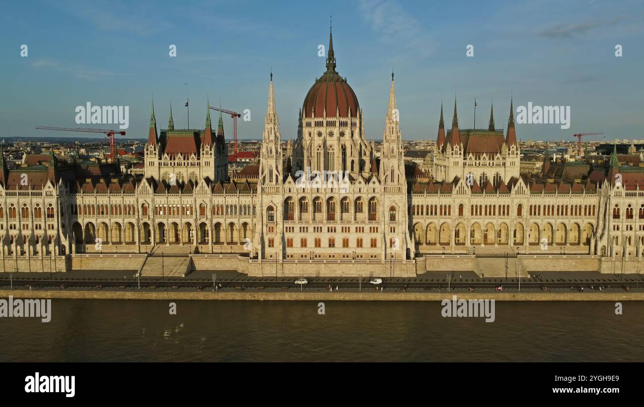 Budapest city and Danube river Stock Photo - Alamy