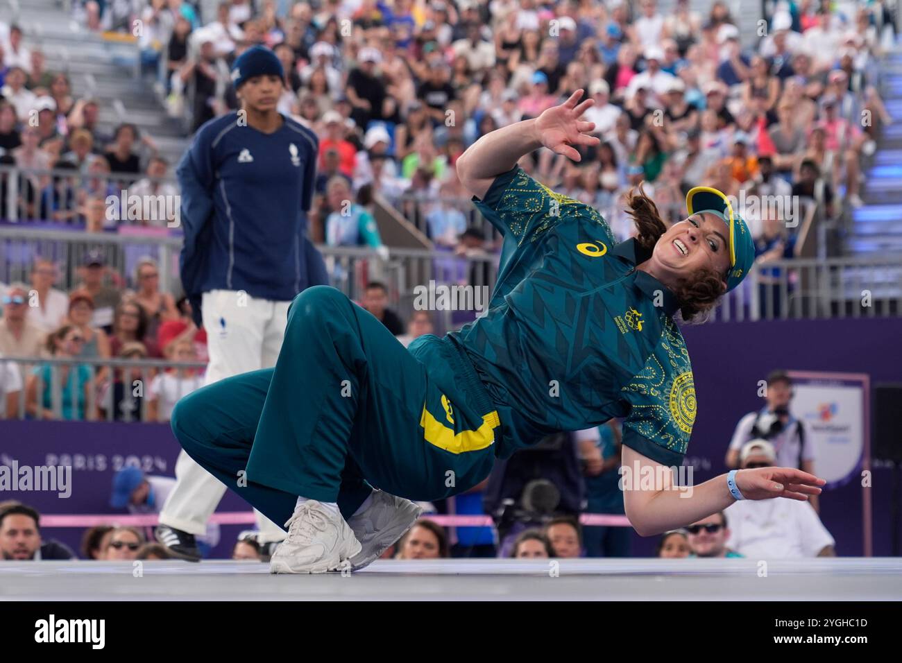 Australia's Rachael Gunn, known as B-Girl Raygun,competes during the ...