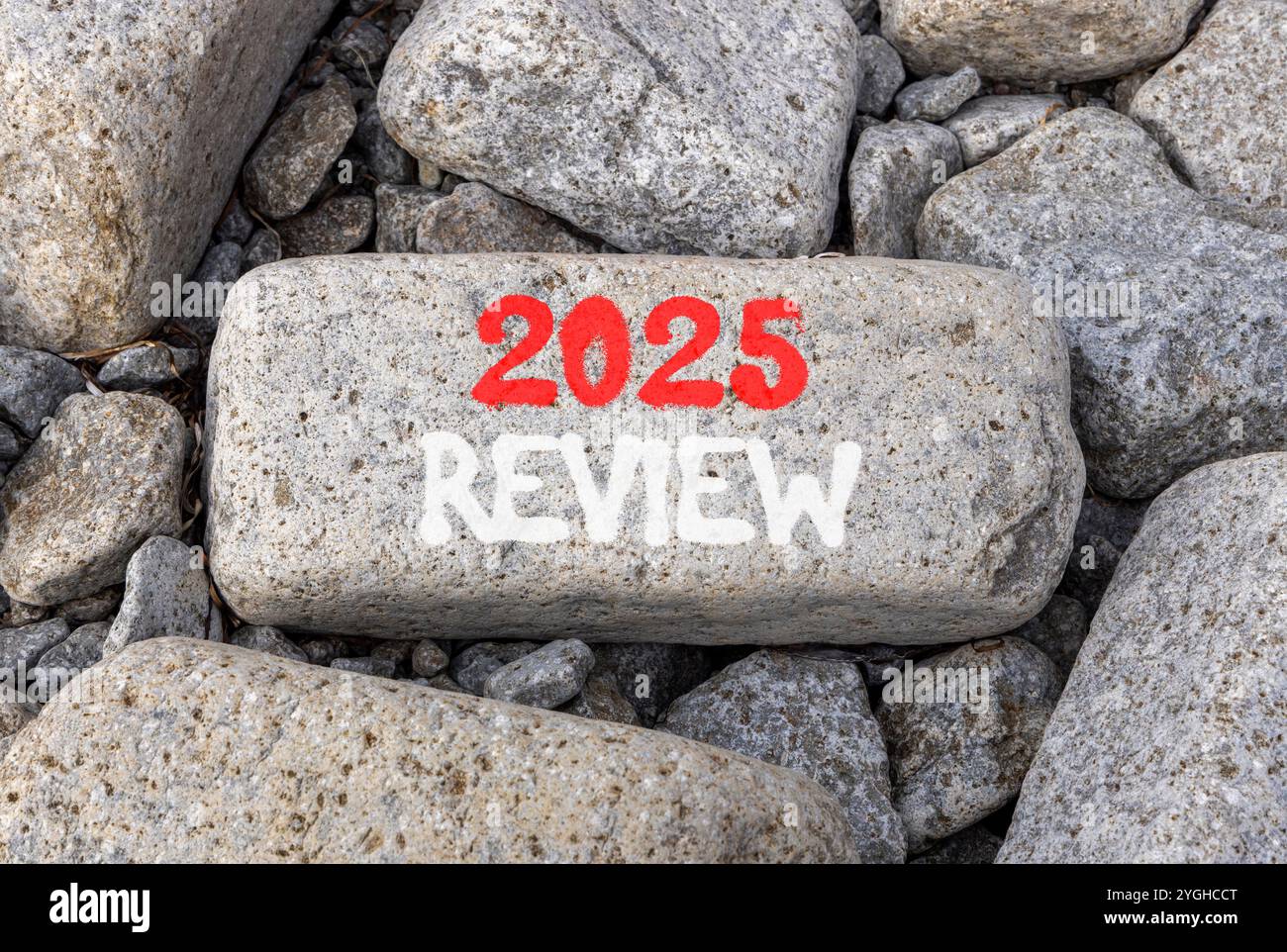 Planning 2025 review new year symbol. Concept words 2025 Review on ...