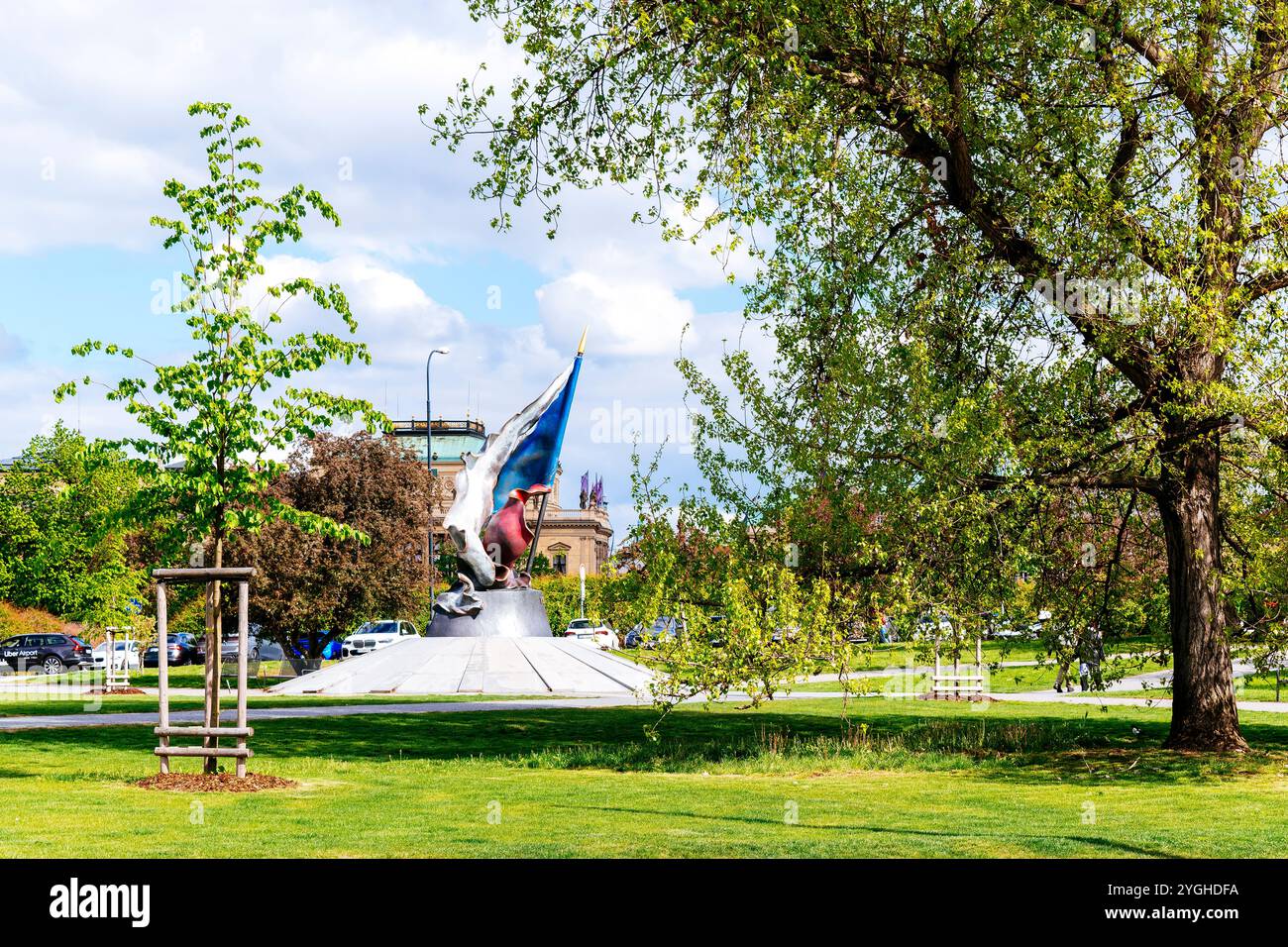 The Memorial of the Second Resistance Movement or Resistance Flag ...