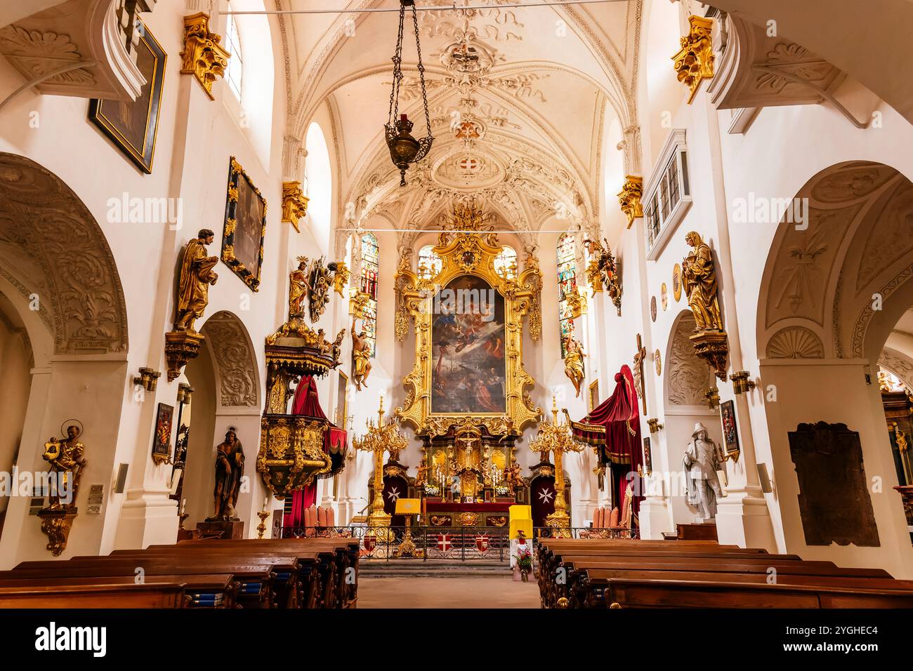 Church of Our Lady beneath the Chain. Prague, Czech Republic, Europe ...