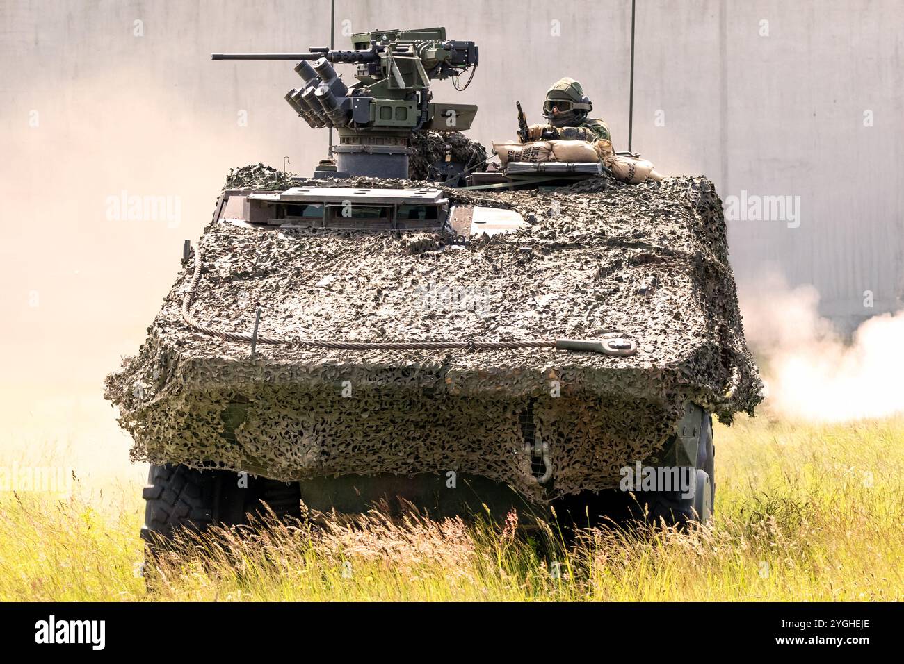 German Army Boxer RCT30 armoured fighting vehicle with a M2 Browning ...
