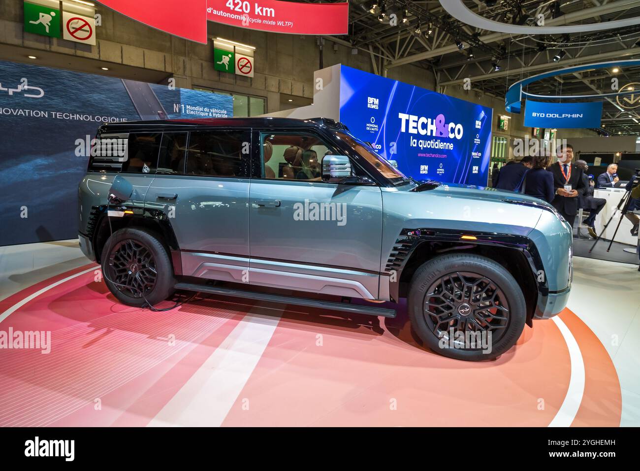 BYD Yangwang U8 electric luxury SUV car at the Paris Mondial de l ...