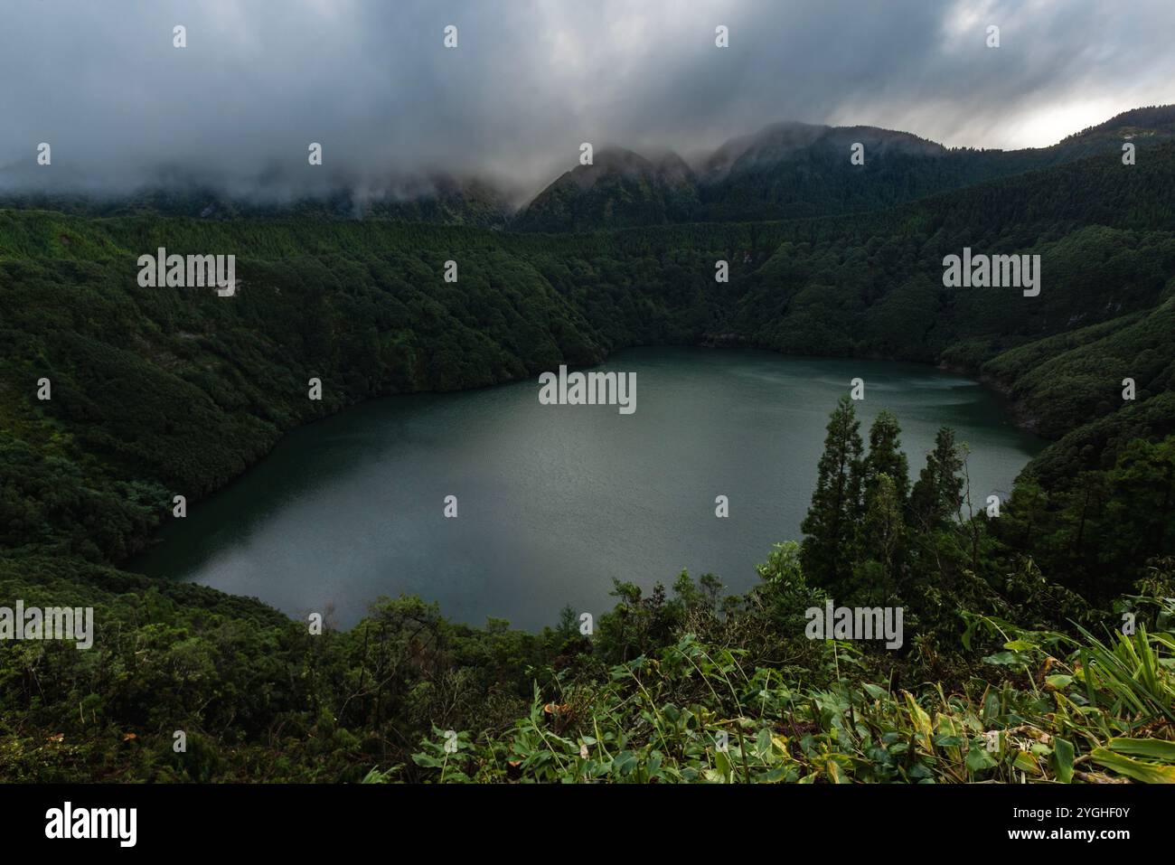 Lagoa de Santiago is a crater lake closely linked to the volcanic ...