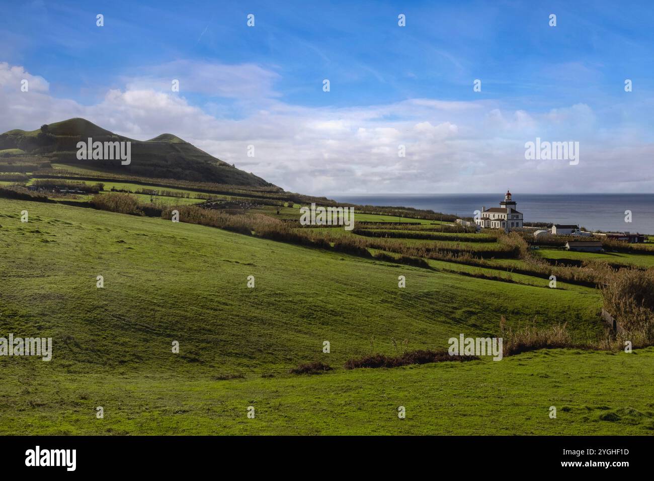 Lighthouse ginetes sao miguel azores hi-res stock photography and ...