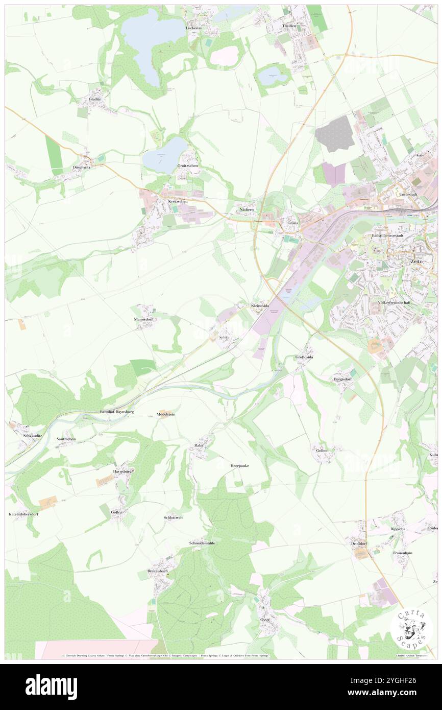 Salsitz, DE, Germany, Saxony-Anhalt, N 51 2' 19'', N 12 5' 22'', map ...