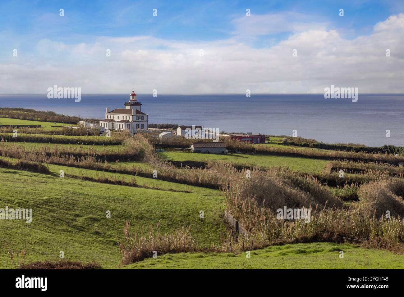 Lighthouse ginetes sao miguel azores hi-res stock photography and ...
