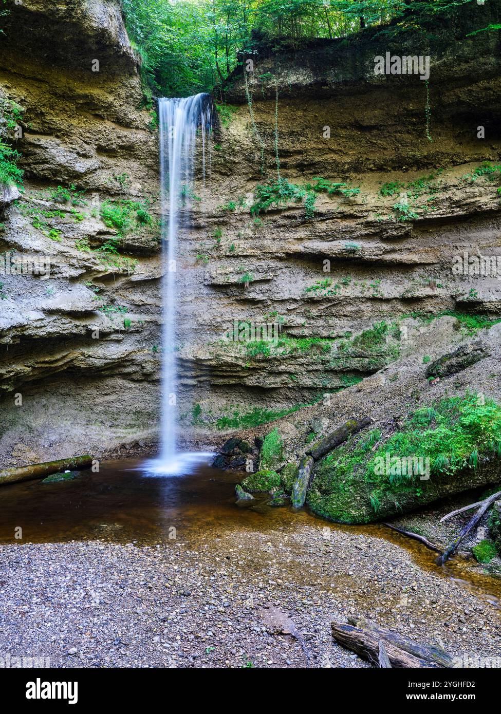 In the Pähler Gorge Stock Photo - Alamy
