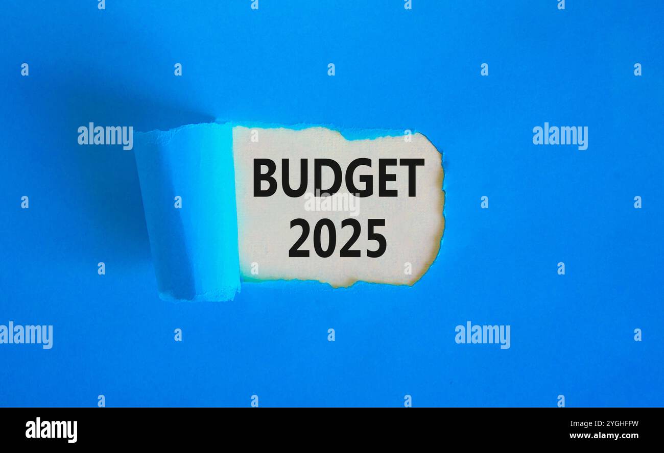 Planning budget 2025 new year symbol. Concept words Budget 2025 on ...