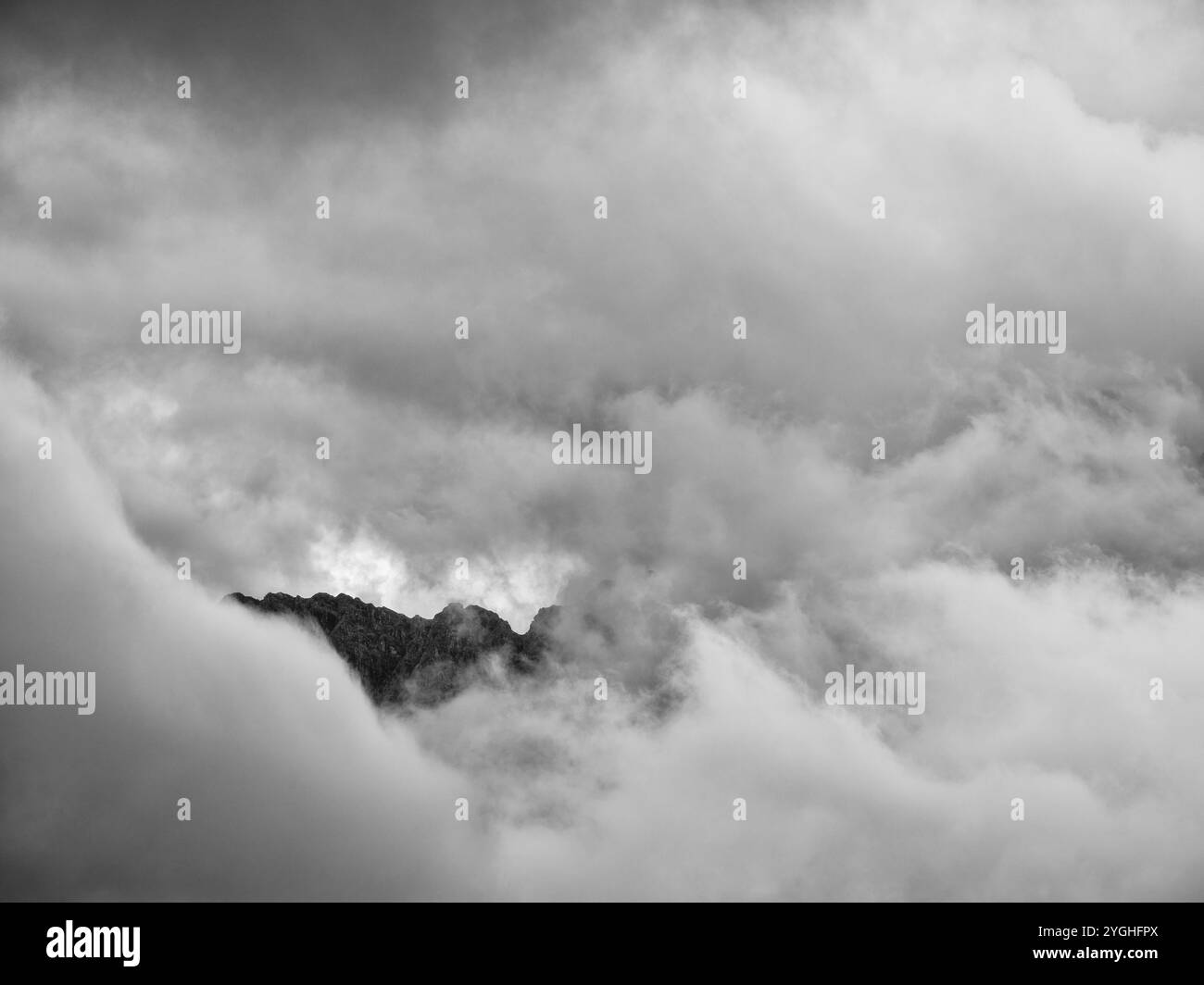 Pulpit view from the Oberjoch to the Daumengruppe in the Allgäu Alps ...
