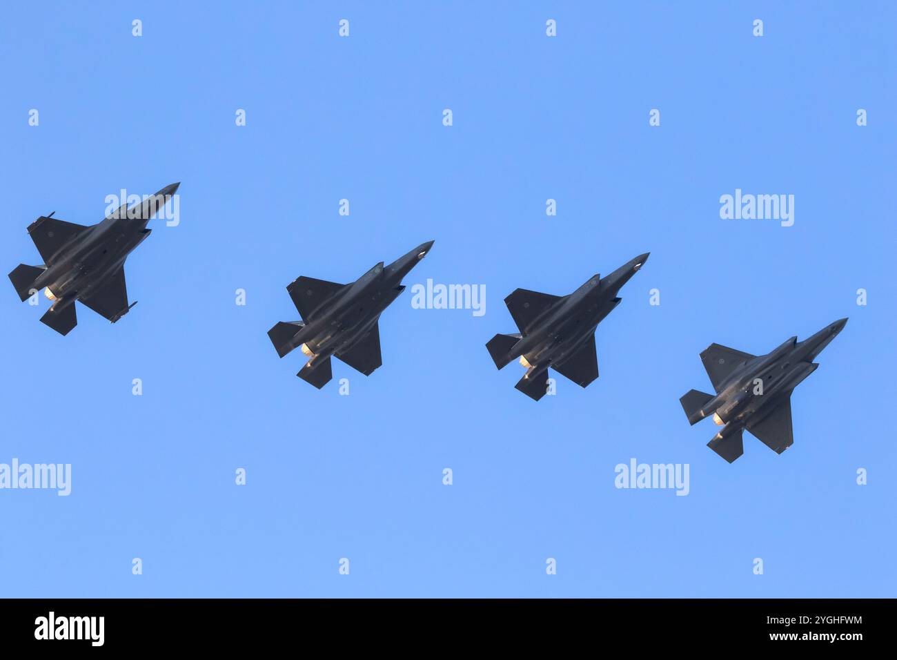 Lockheed Martin F-35 Lightning II fighter jets from the Royal Norwegian ...