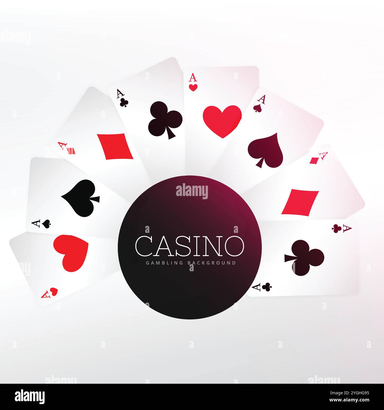 Playing cards vintage background Stock Vector Images - Alamy