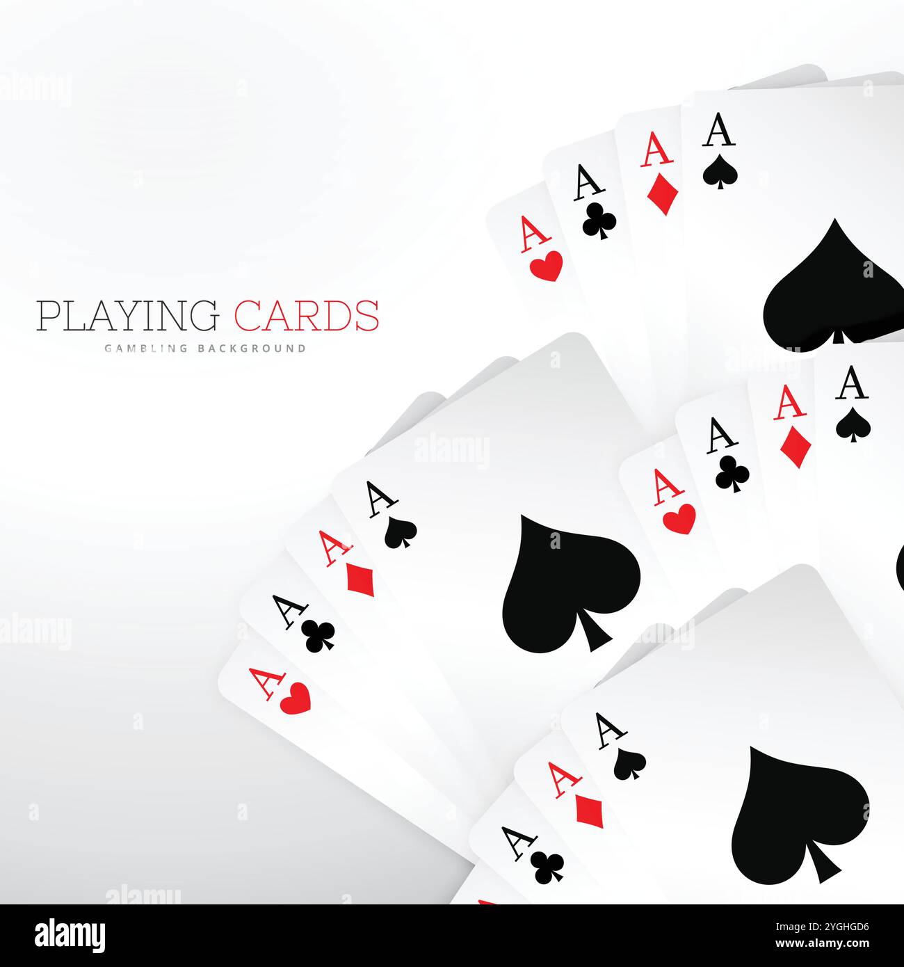 Playing cards dice on Stock Vector Images - Alamy