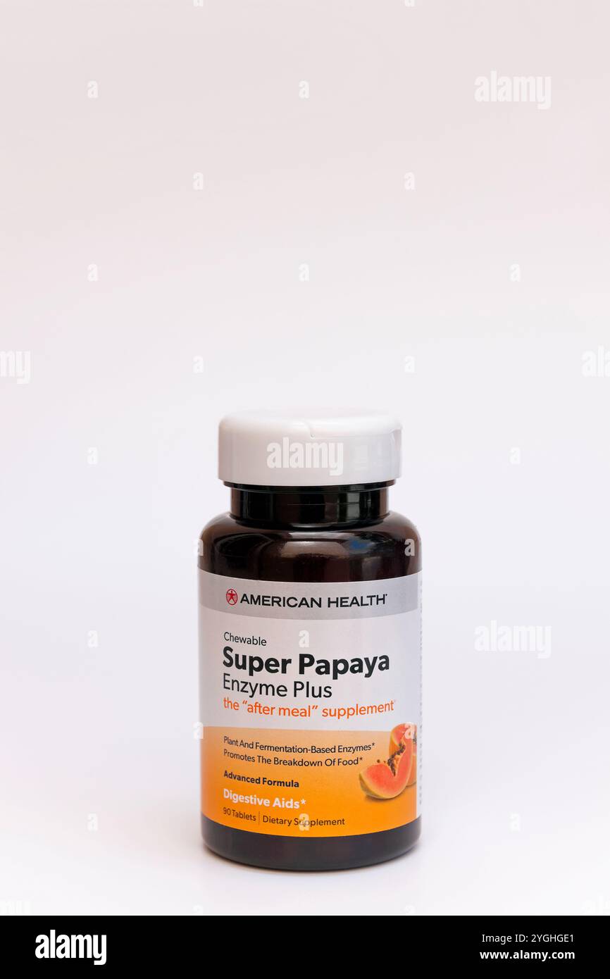 Super Papaya Enzyme Plus Chewable Tablets Digestive Aid For The After ...