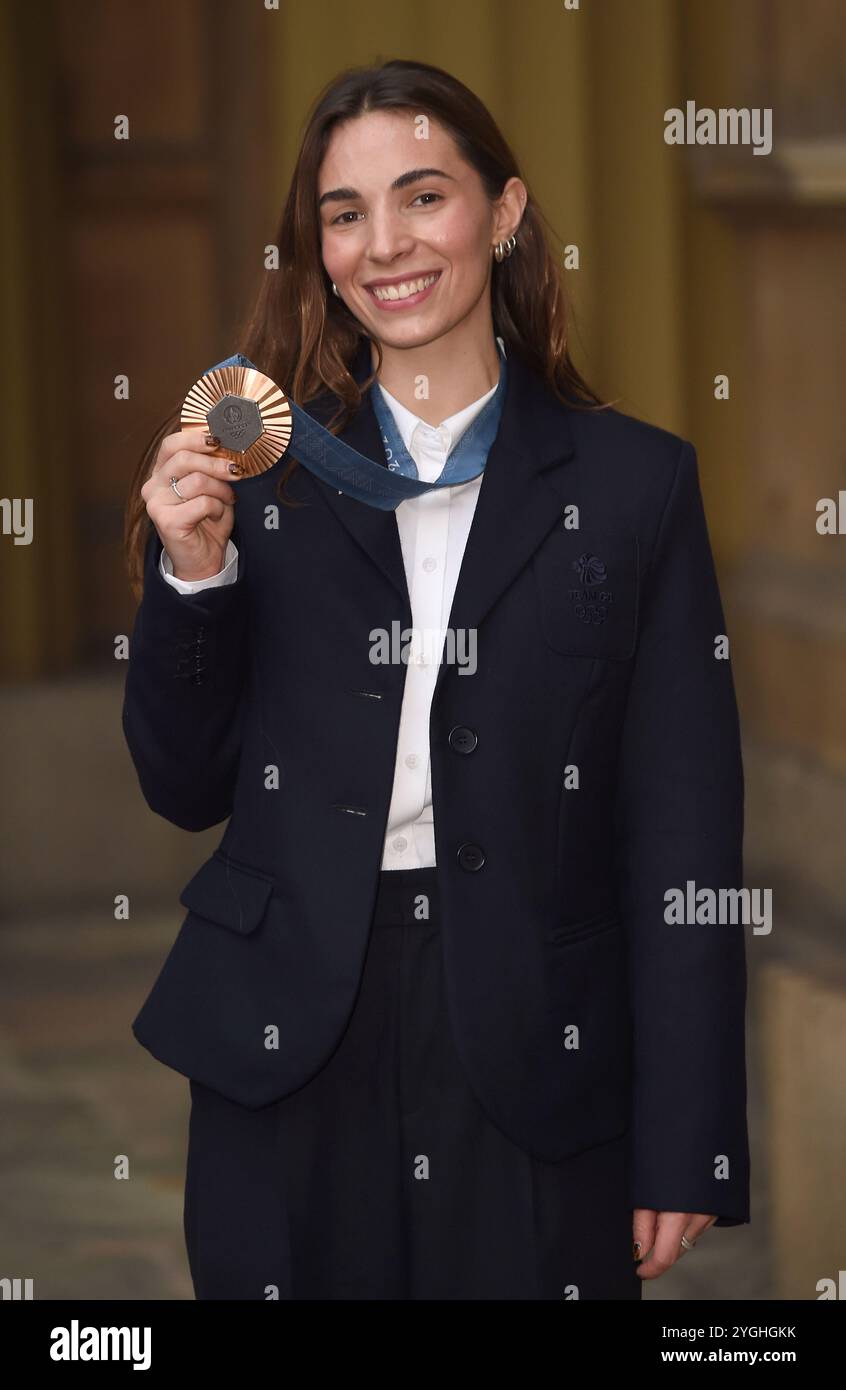Diver Scarlett Mew Jensen attends a reception hosted by King Charles ...