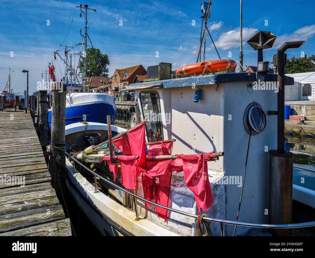 In the harbor of Maasholm, Schleimünde Stock Photo - Alamy