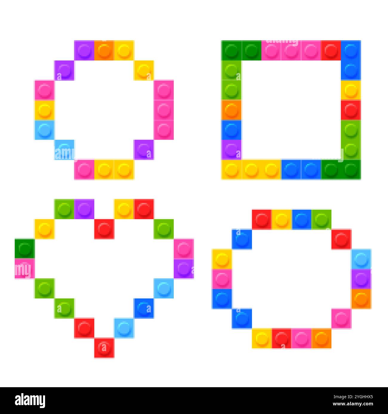 Tetris shapes hi-res stock photography and images - Alamy