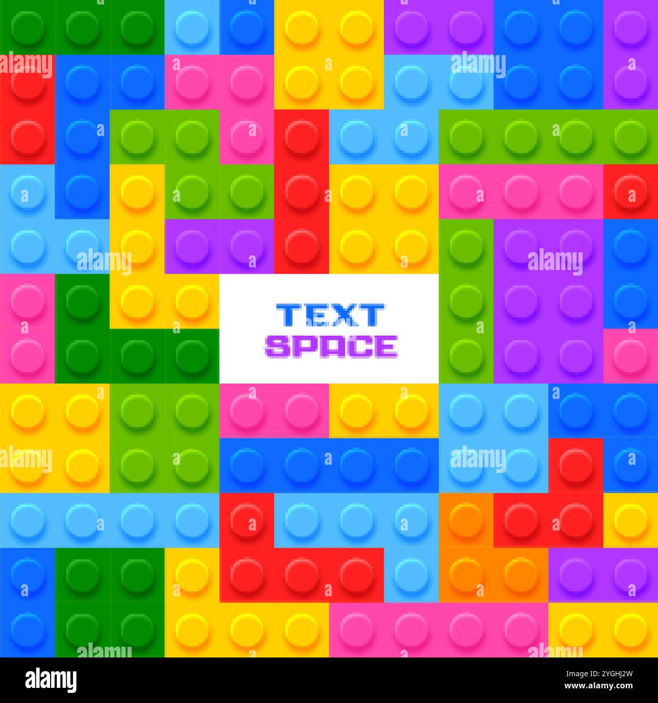 colorful plastic blocks game background Stock Vector Image & Art - Alamy