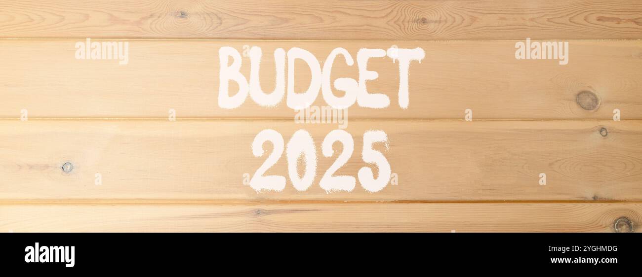 Planning budget 2025 new year symbol. Concept words Budget 2025 on ...