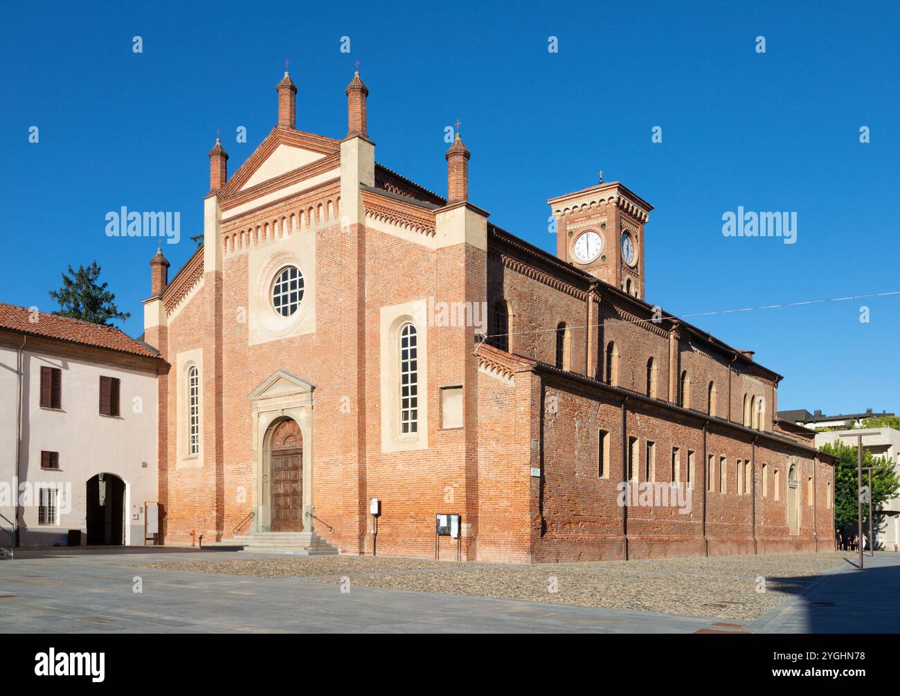 Alessandria - The church Chiesa di Santa Maria di Castello Stock Photo ...