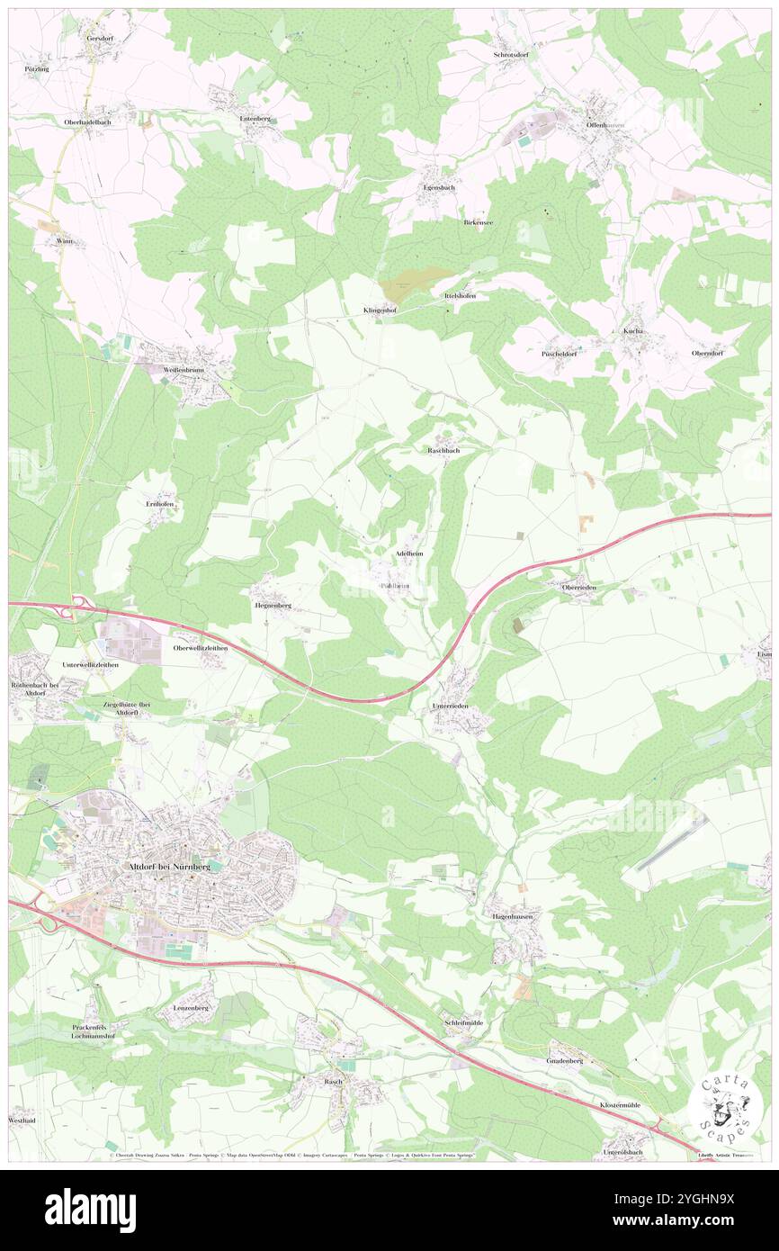 Puhlheim, Regierungsbezirk Mittelfranken, DE, Germany, Bavaria, N 49 24 ...