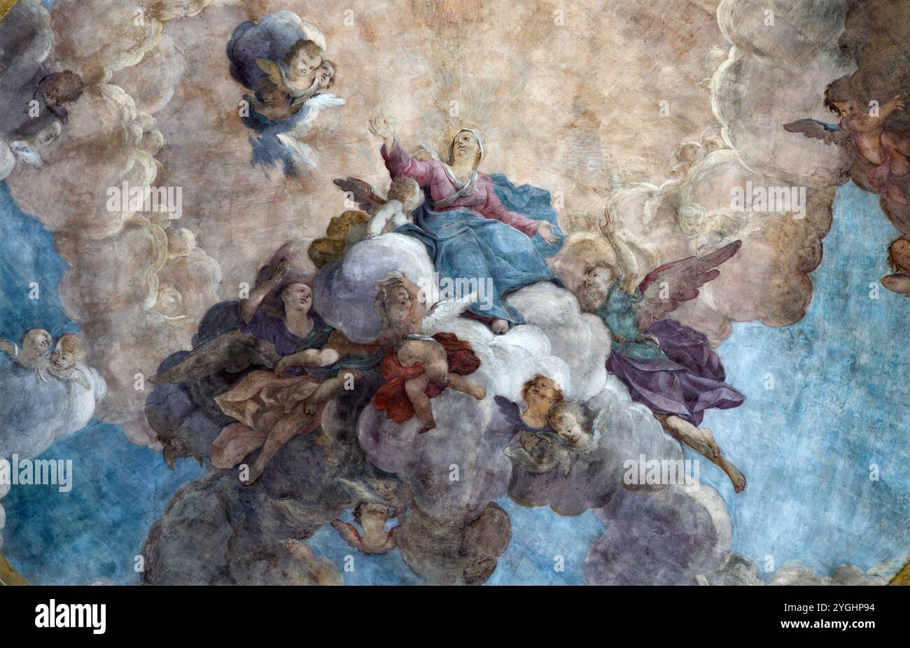 The assumption of the virgin mary holy chapel hi-res stock photography ...