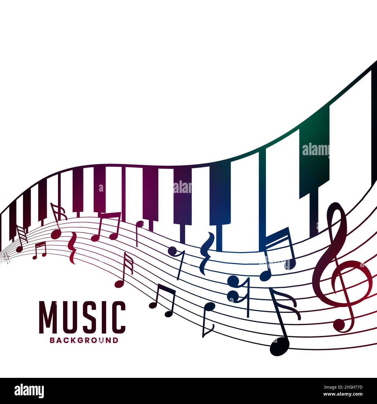 Piano musical festival banner Cut Out Stock Images & Pictures - Alamy