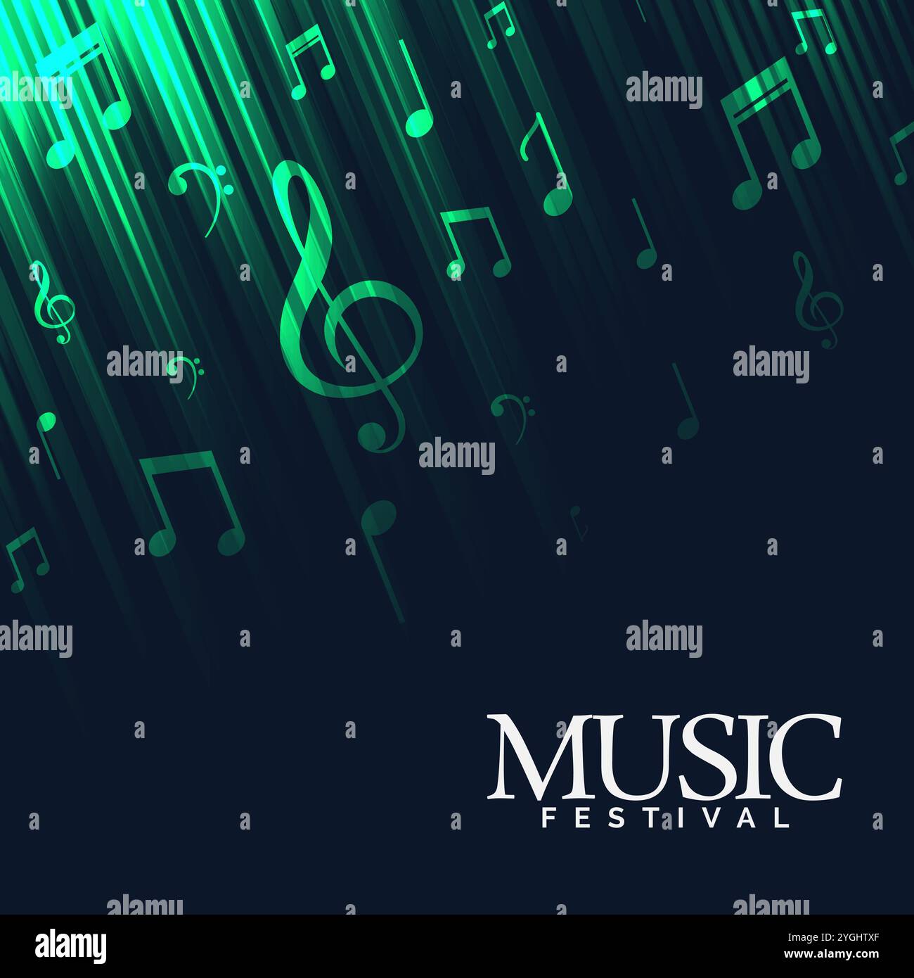 Neon music song Stock Vector Images - Alamy