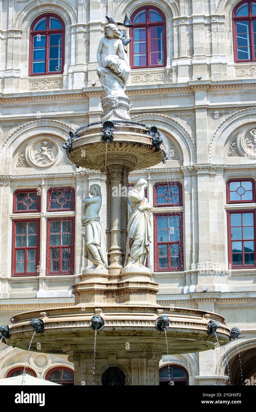 VIENNA, AUSTRIA - JULY 18, 2024: Vienna State Opera house. The historic ...