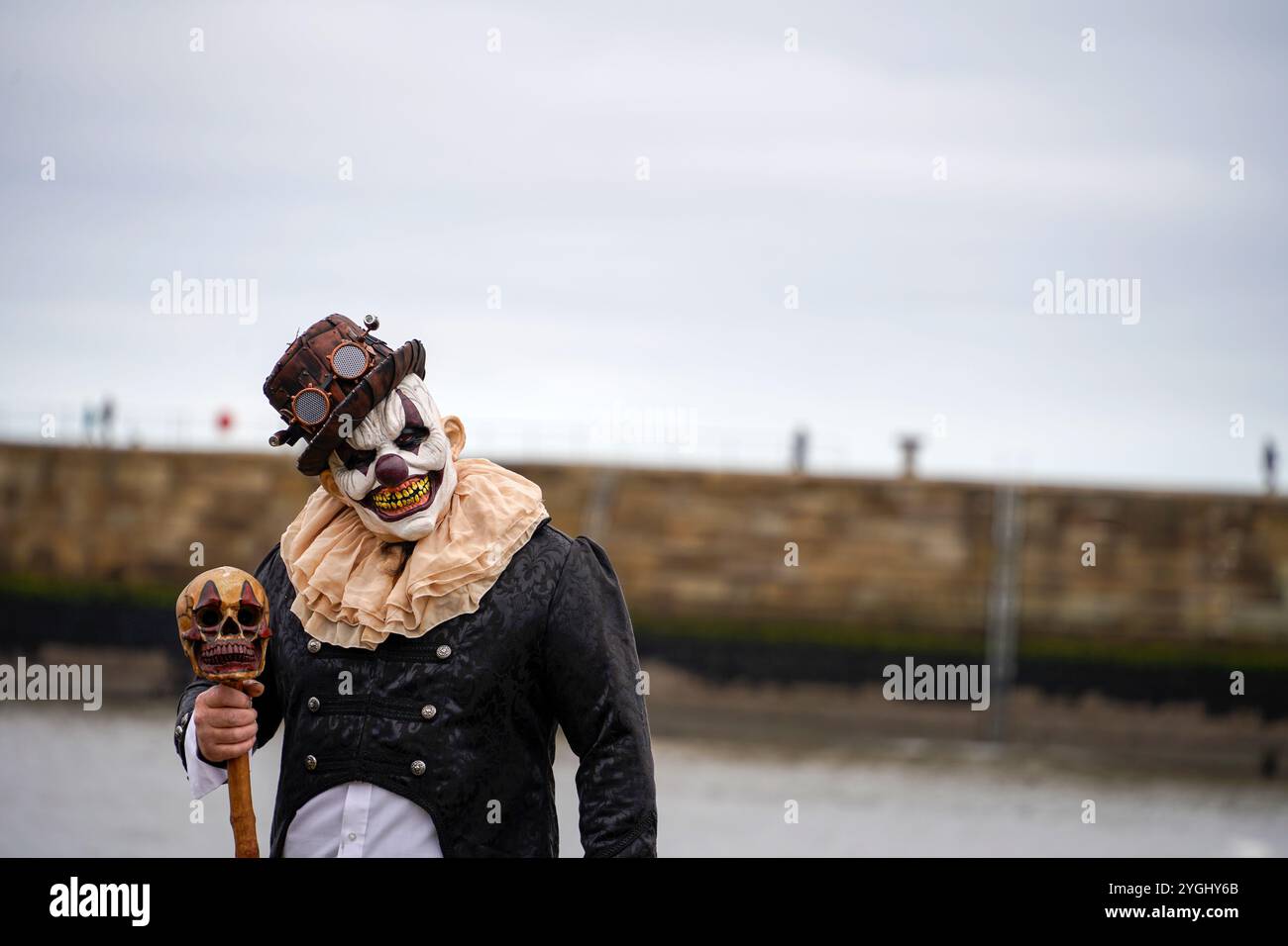 Whitby Goth weekend 2nd November 2024 UK Stock Photo - Alamy