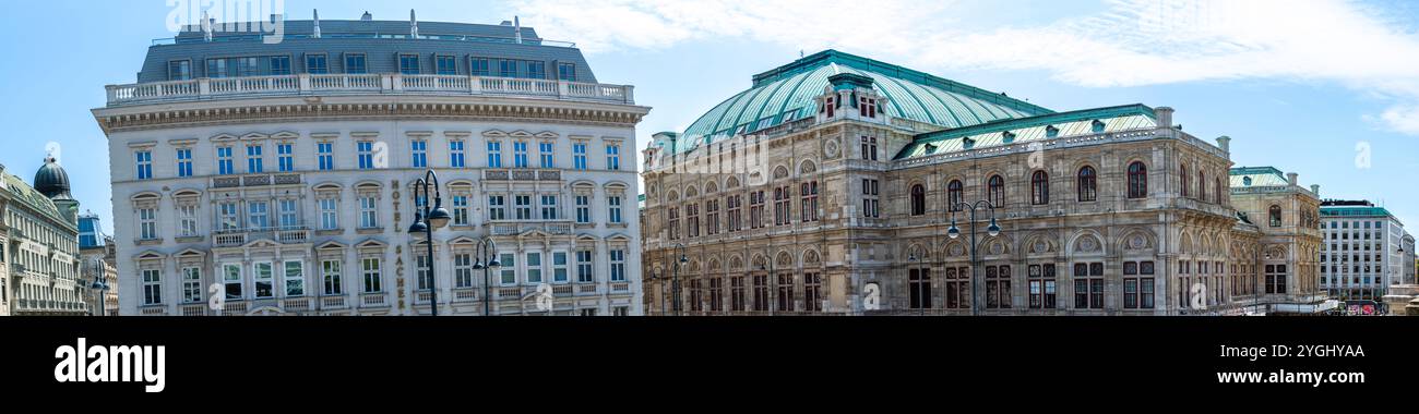 VIENNA, AUSTRIA - JULY 18, 2024: Vienna State Opera house. The historic ...