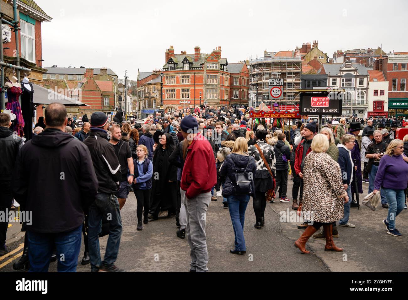 Whitby Goth weekend 2nd November 2024 UK Stock Photo - Alamy