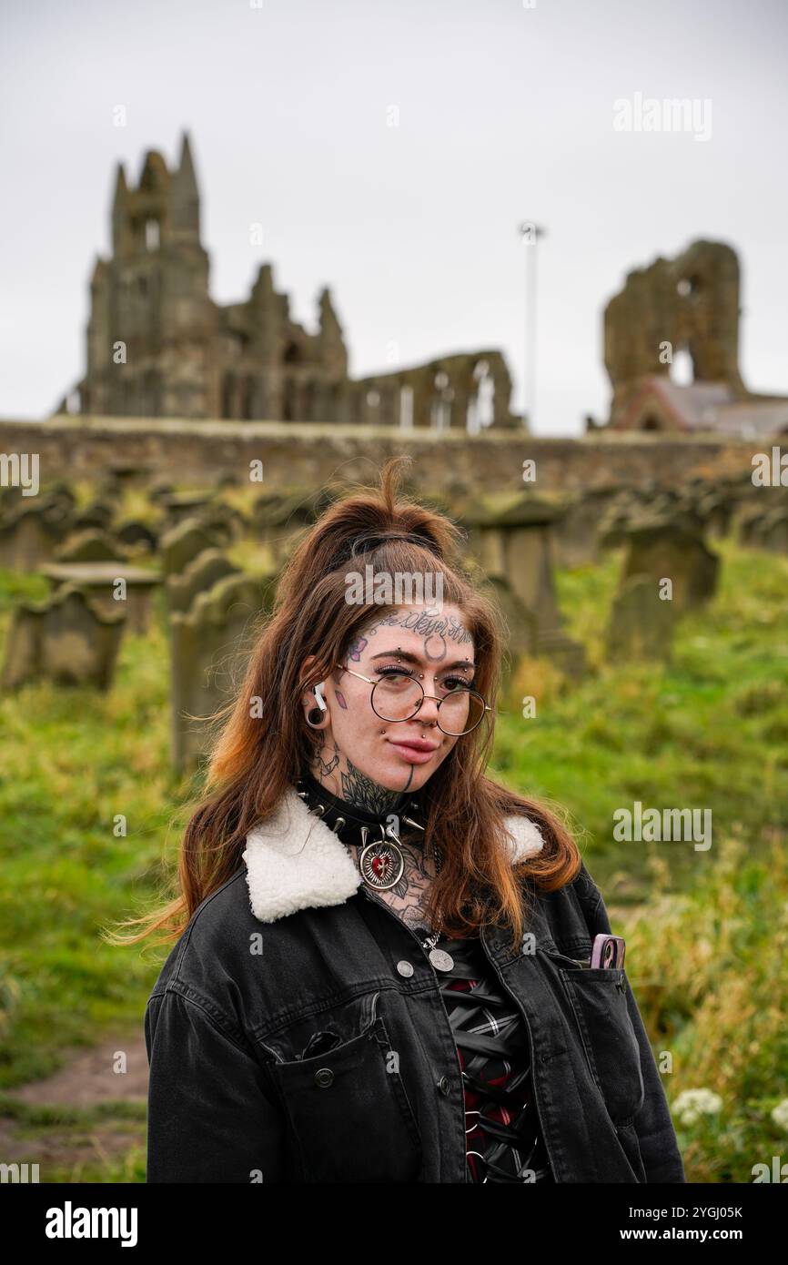 Whitby Goth weekend 2nd November 2024 UK Stock Photo - Alamy