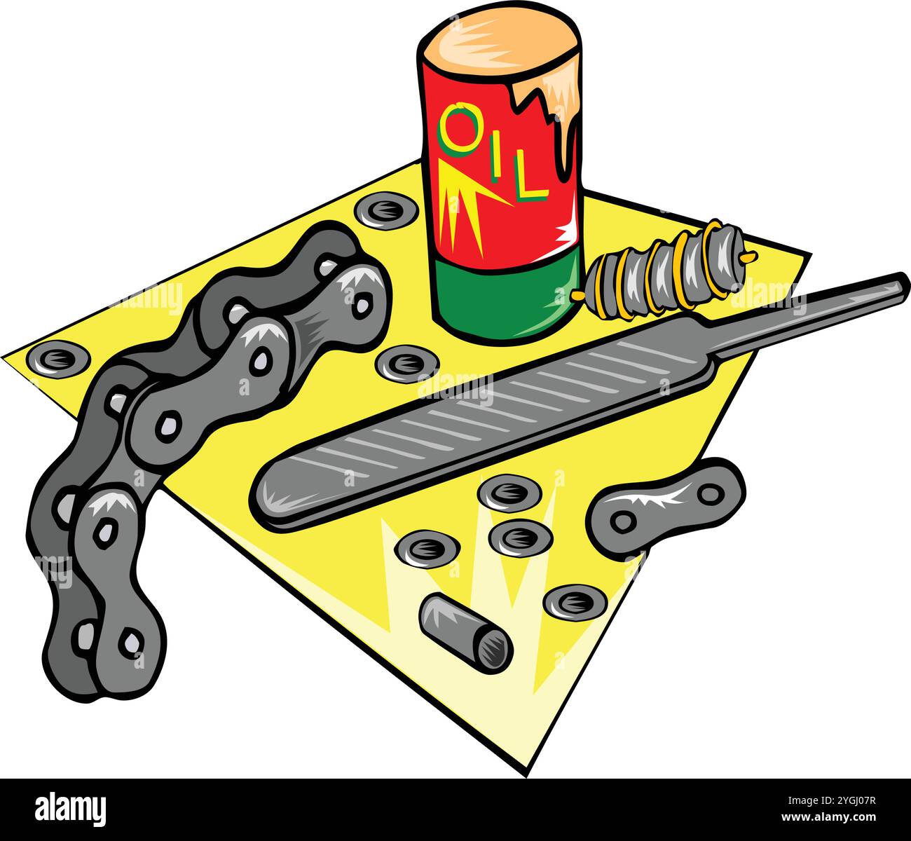 Fix A Cycle Stock Vector Images Alamy