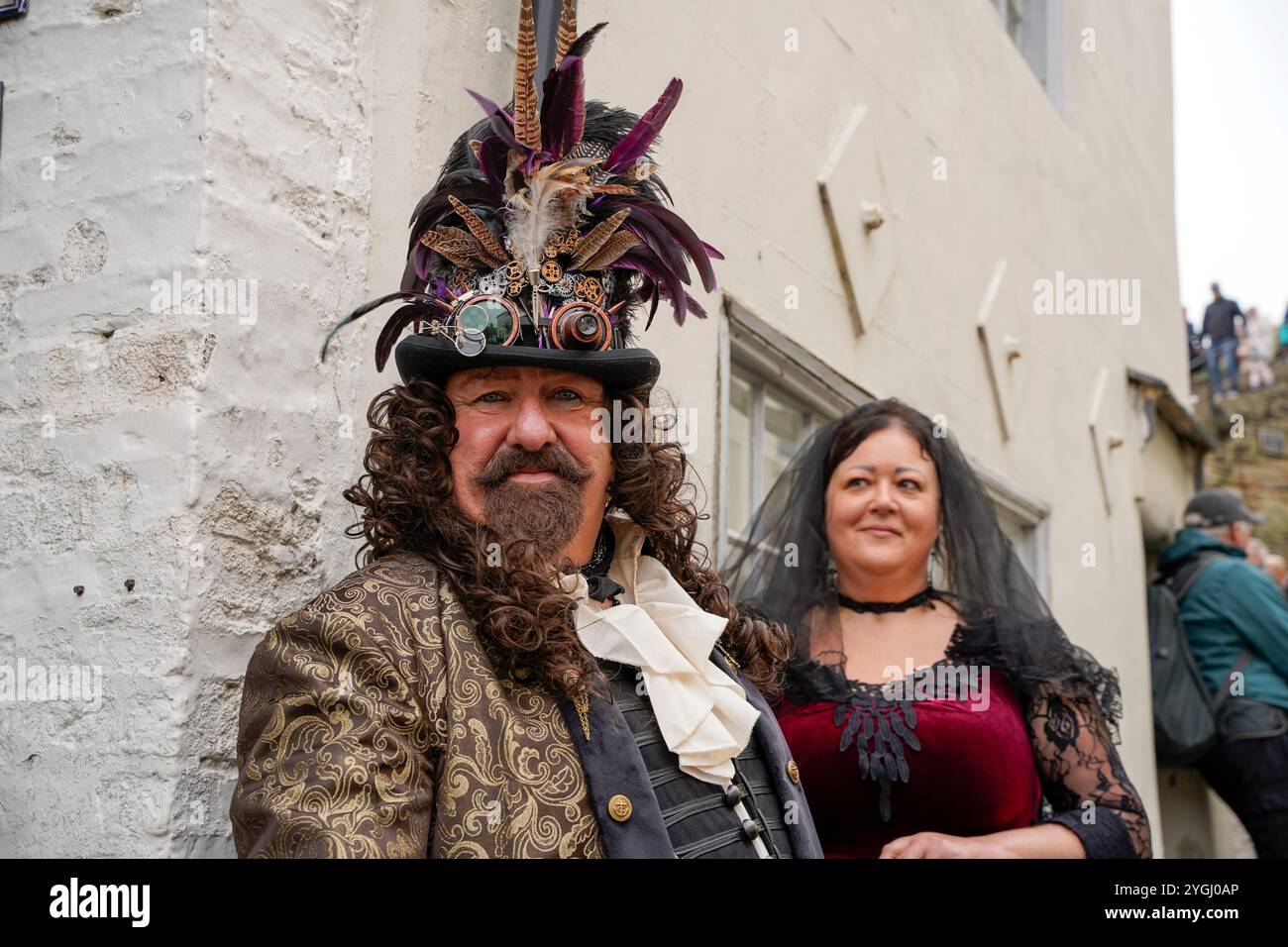 Whitby Goth weekend 2nd November 2024 UK Stock Photo - Alamy
