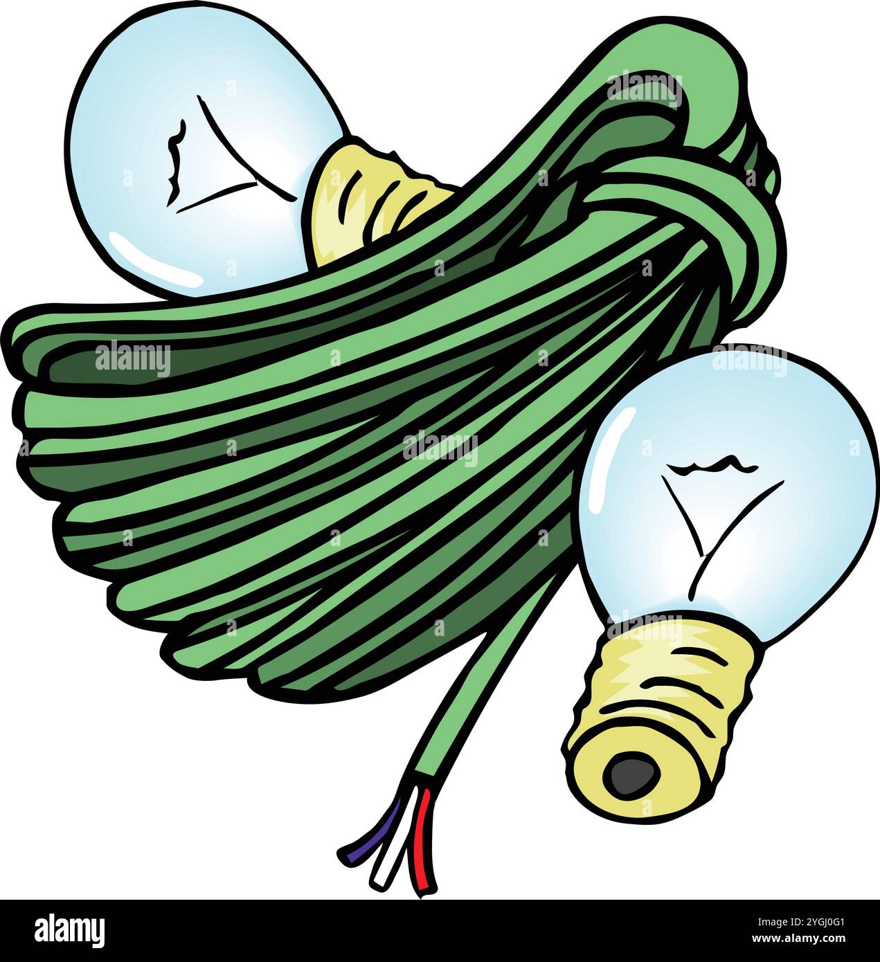Cord for lighting Cut Out Stock Images & Pictures - Alamy