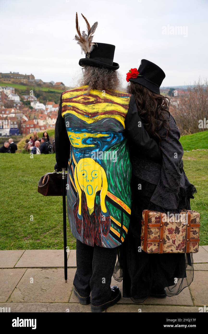 Whitby Goth weekend 2nd November 2024 UK Stock Photo - Alamy