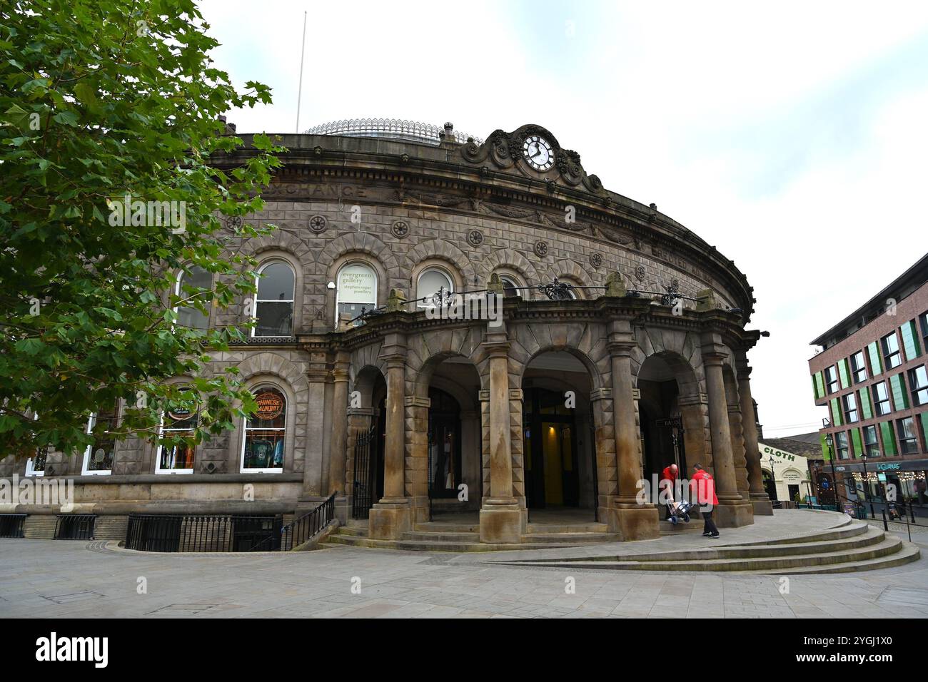 Leeds Corn Exchange, Victorian architecture, Call Lane, Leeds. West ...