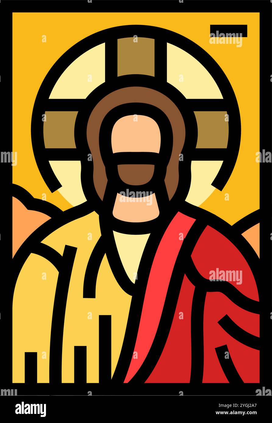 Byzantine mosaic icon Stock Vector Images - Alamy