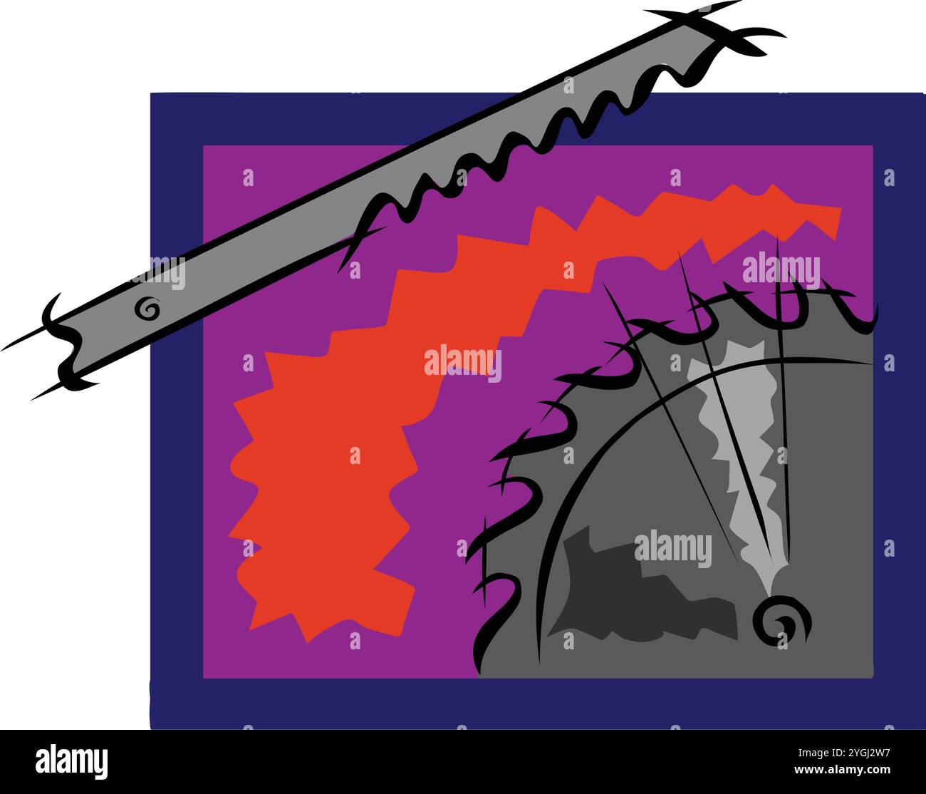 Circular saw blade vector web icon on white background. Simple flat ...