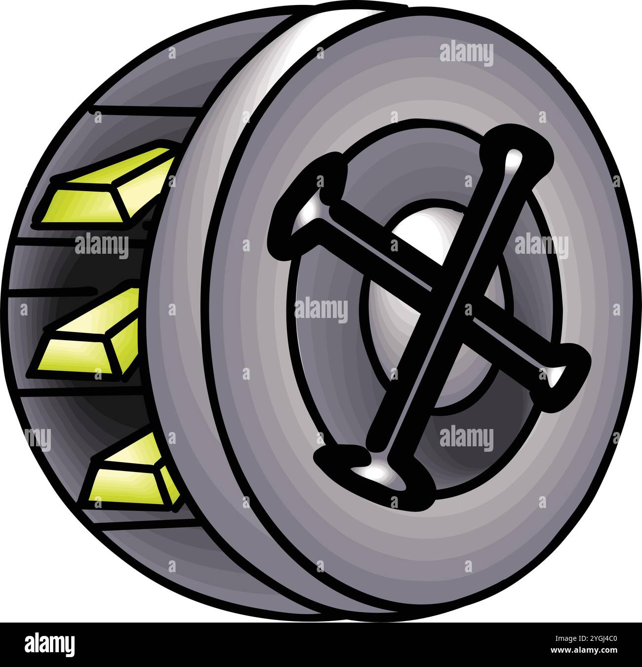 An abstract vector illustration shows a equipment tool to manufacturing ...
