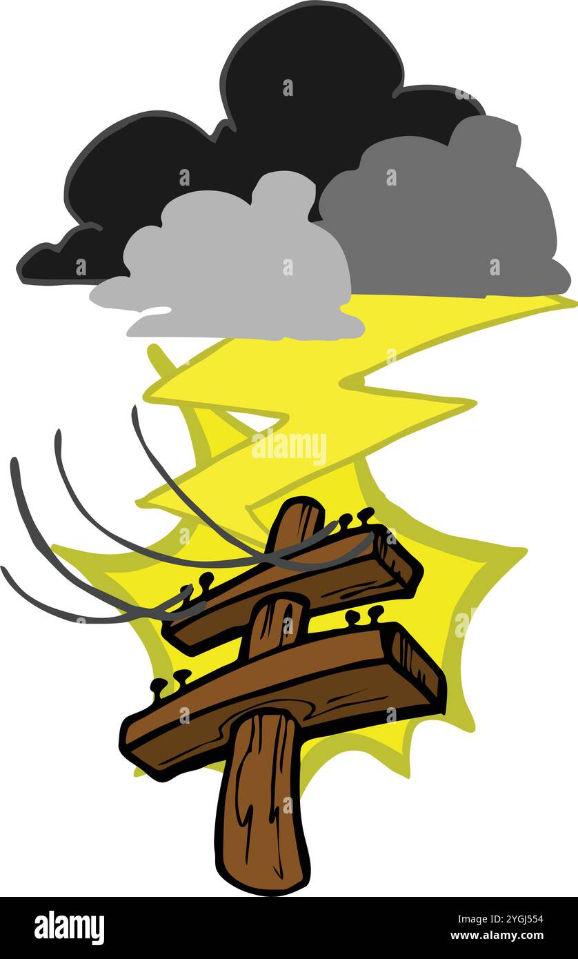 Electrical transmission line male worker Cut Out Stock Images ...