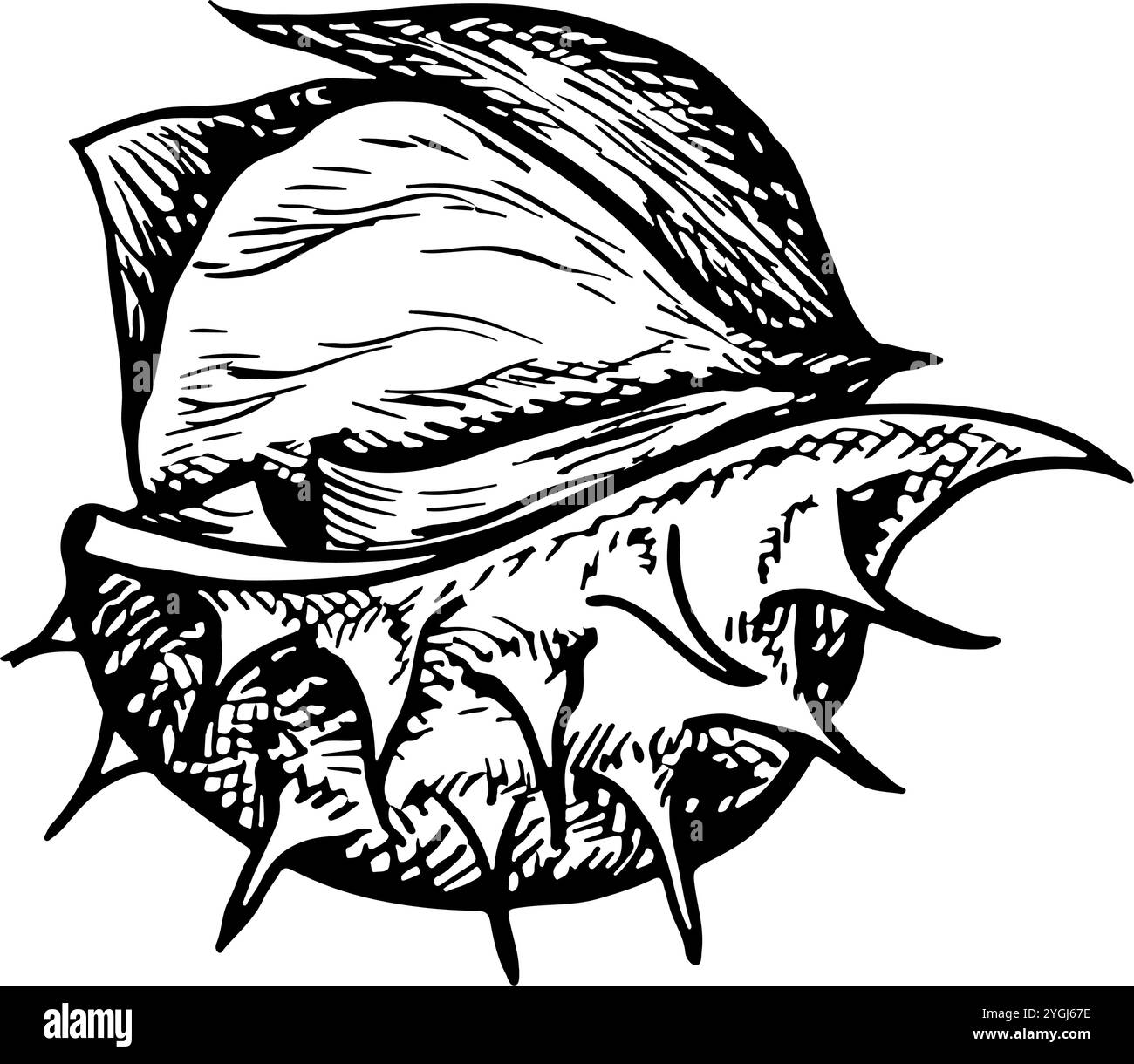 Roasted chestnut in the peel. Vector graphics depicting the fruit of a ...