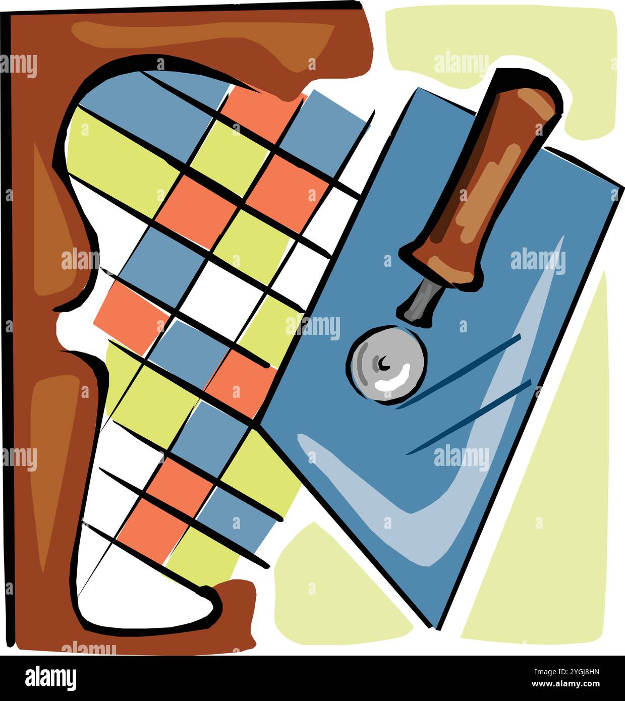 Tool glazing Stock Vector Images - Alamy