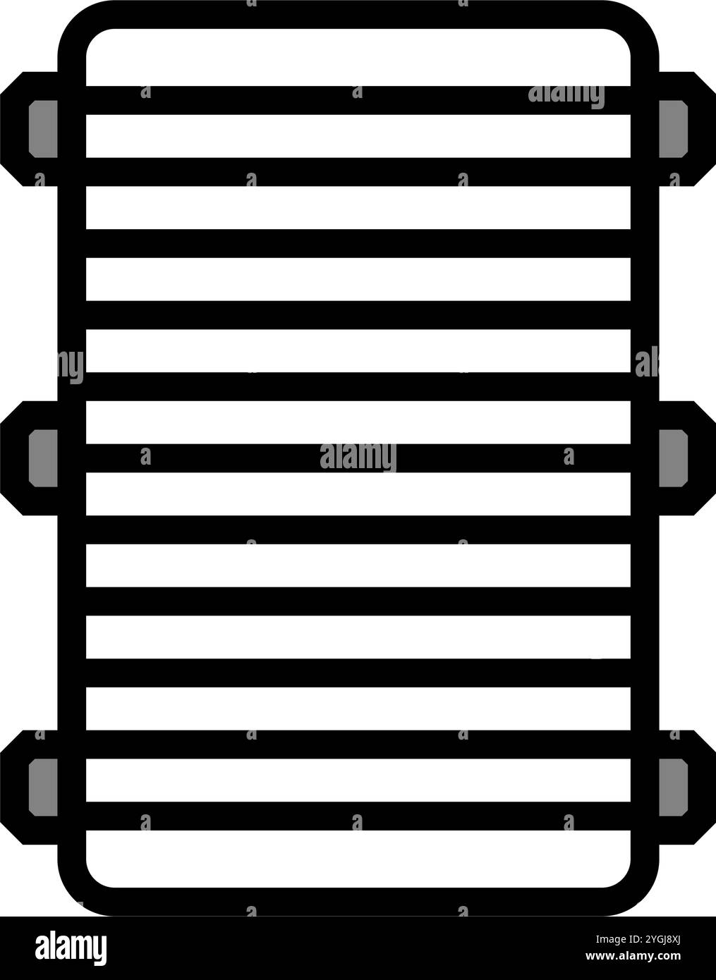 roof rack accessory color icon vector illustration Stock Vector Image ...