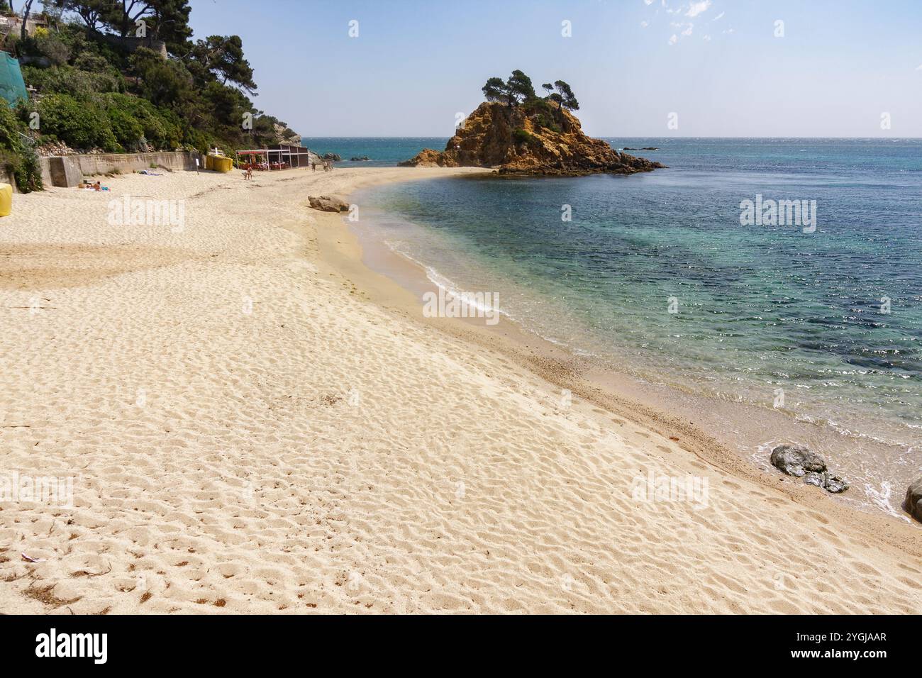 Cap Roig beach (Cala Cap Roig), Calonge Stock Photo - Alamy