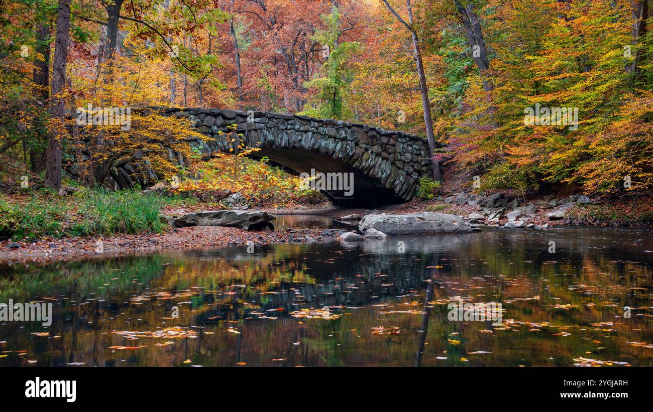 Boulder Bridge, Rock Creek Park, Washington D.C Stock Photo - Alamy